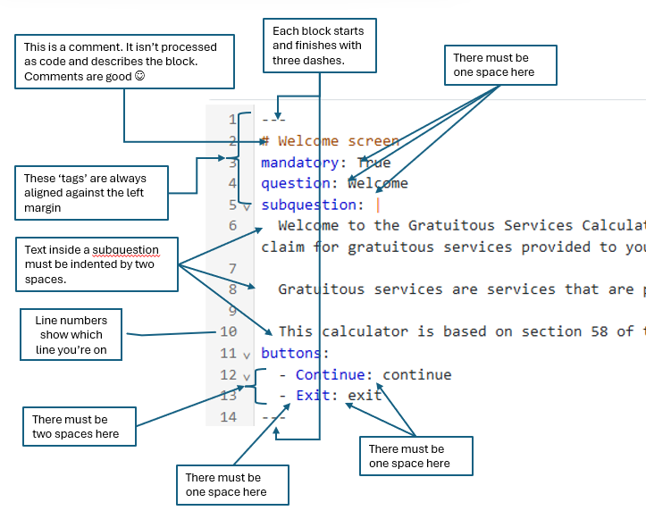 Docassemble Syntax | Understanding Legal Technology